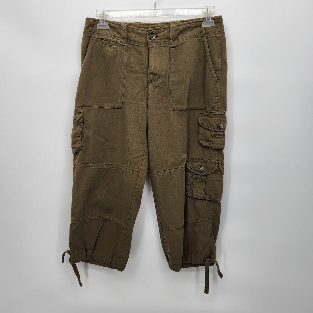 Lauren Ralph Lauren Olive Green Khaki Cargo Capri Pan… - Gem